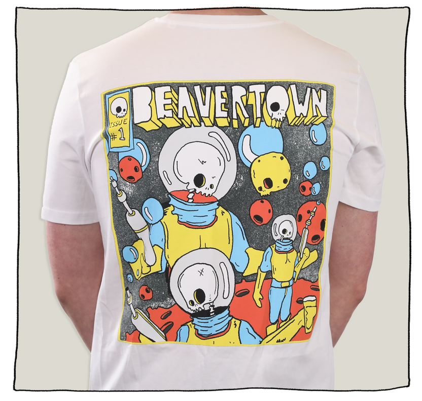 Vintage Spaceman Back-Print T-Shirt | Beavertown Brewery