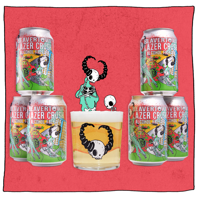 Lazer Crush - Alcohol Free IPA Beer | Non Alcoholic IPA | Beavertown ...