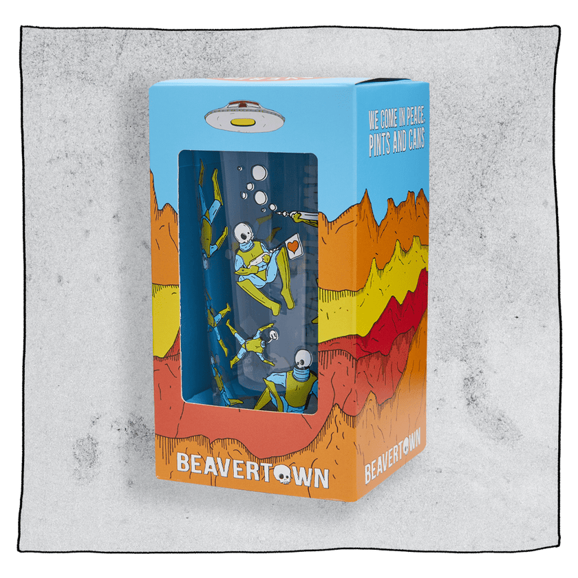 Beavertown Neck Oil Beer Pint Glass | Beavertown Brewery
